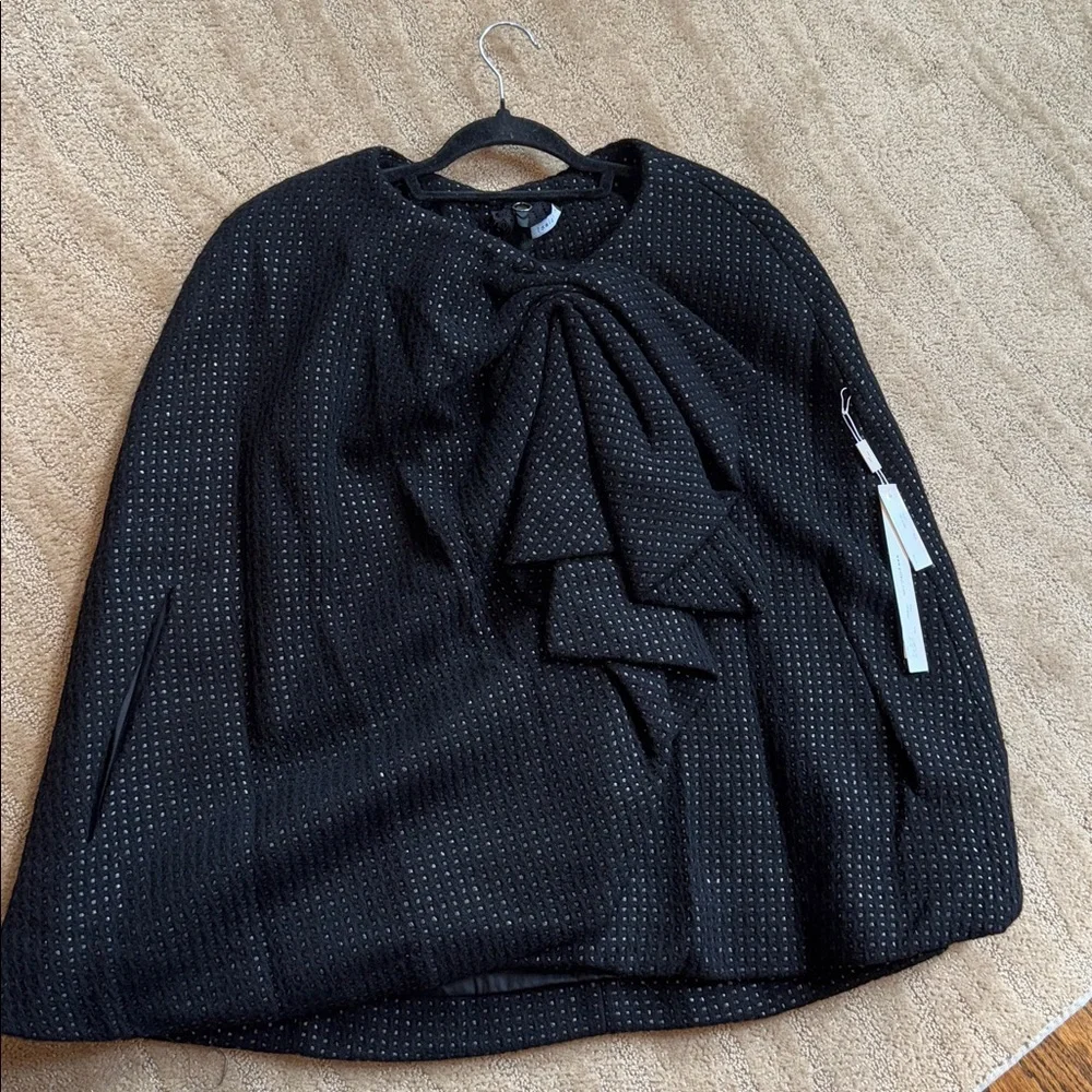 Poleci | Tops | Poleci Cape With A Large Bow And A Dotted Texture ...